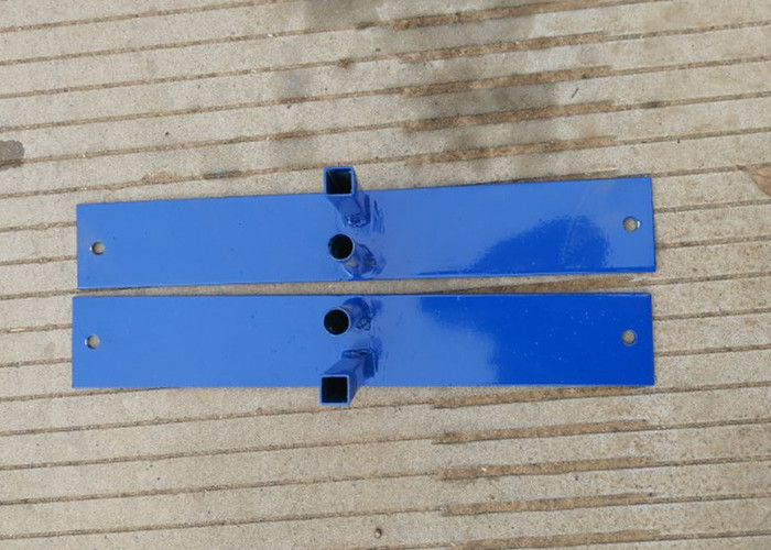 Crowd Control Canada Temporary Fencing Customized Color Metal Flat Feet