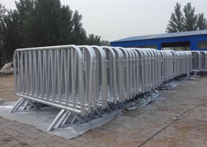 Sturdy Elegant Concert Crowd Control Panels Hot Galvanized Steel Material