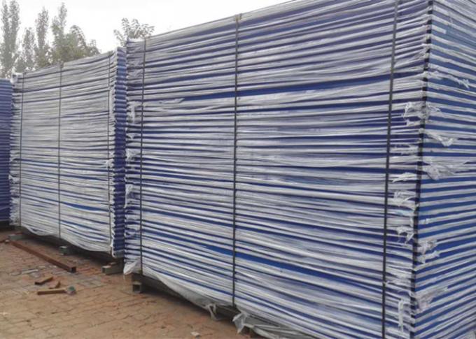 Crowd Control Canada Temporary Fencing Customized Color Metal Flat Feet