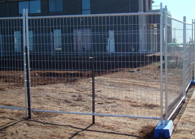 Construction Site Temporary Cyclone Fencing With Q195 Iron Wire Materials