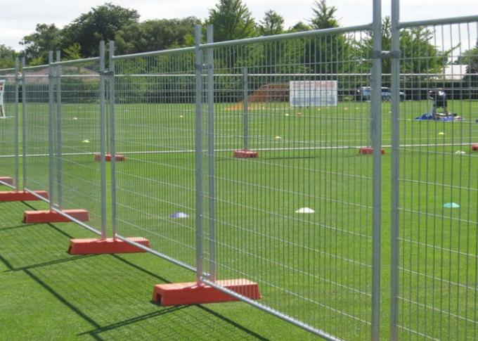 50X100MM Removable Building Site Security Fencing Panels For Major Public