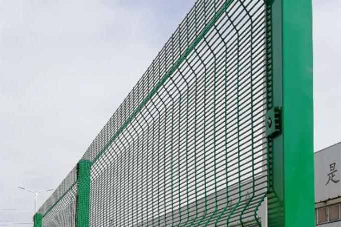 Heavy Duty 358 Security Mesh , Anti Climb Mesh Fence 2.0m-3.0m Width