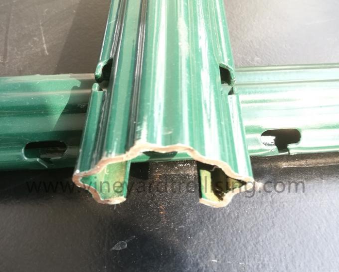 Durable Grape Vine Stakes / Galvanised Steel Vineyard Posts Package In ...